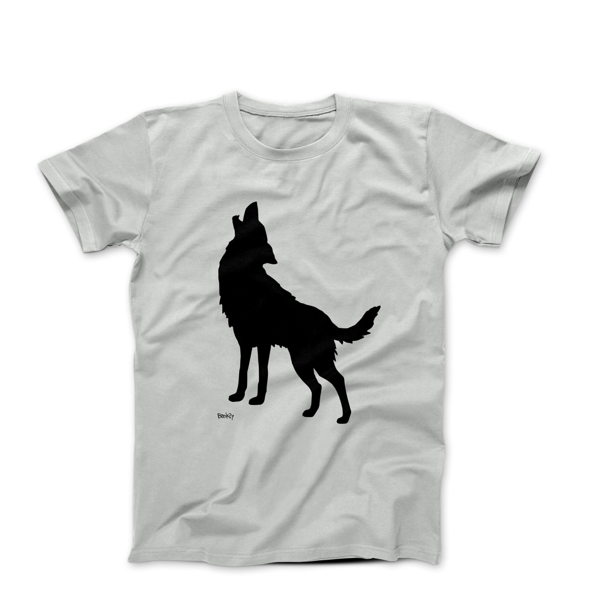 Banksy Howling Wolf (2024) Street Art T-Shirt - Harvey Ltd
