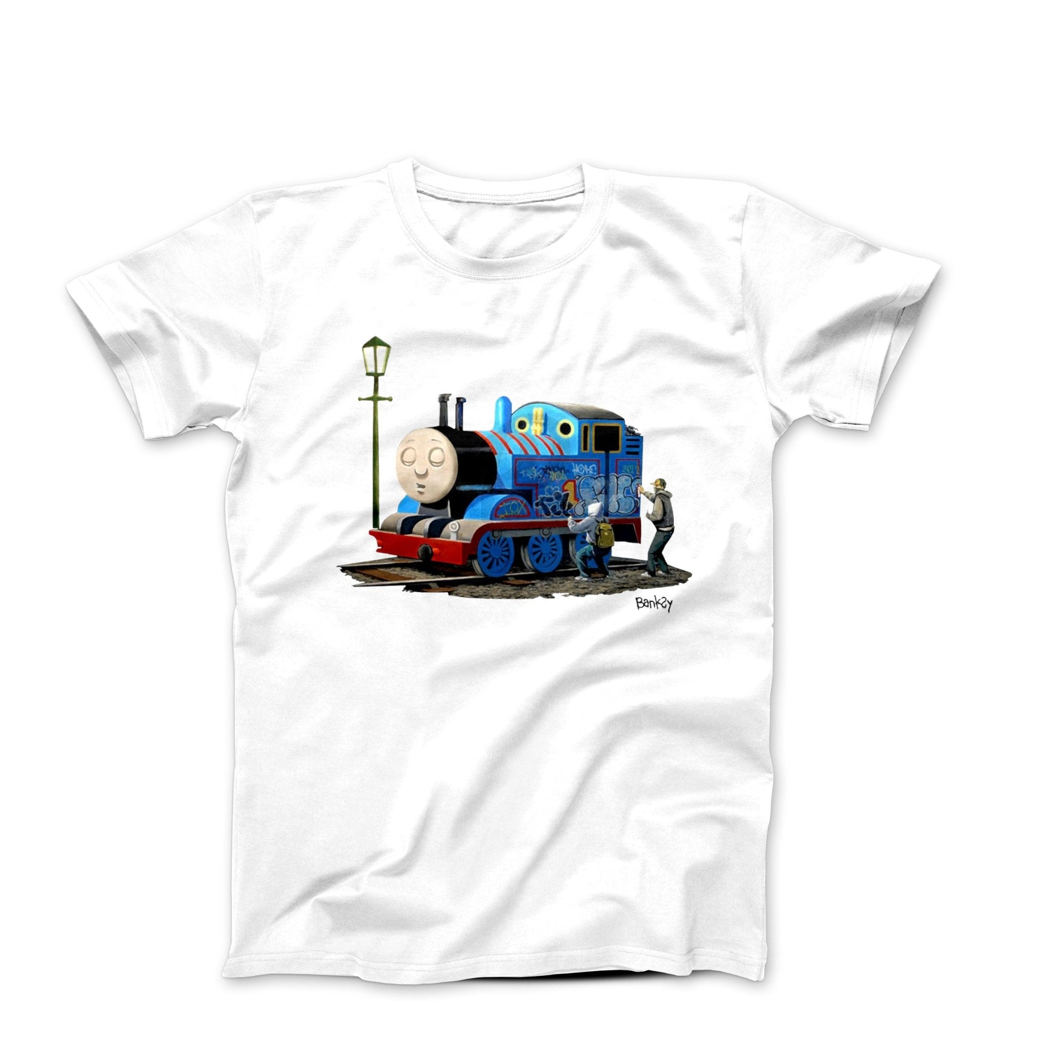 Banksy Tank Graffiti T-shirt - Harvey Ltd