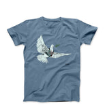 Banksy Armored Dove West Bank Graffiti T-shirt - Harvey Ltd